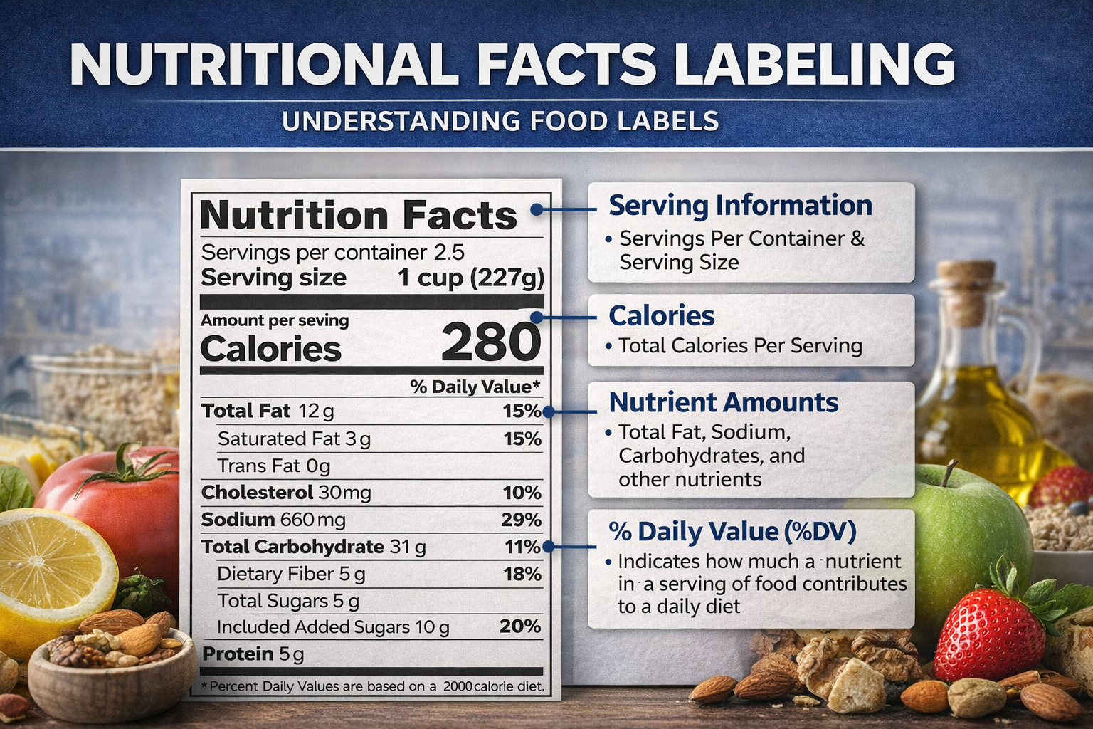 Nutritional Facts Labeling Guide for Packaged Foods
